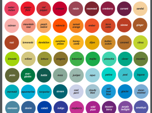 Tim Holtz Alcohol Ink Colour Charts - Shades of Clay