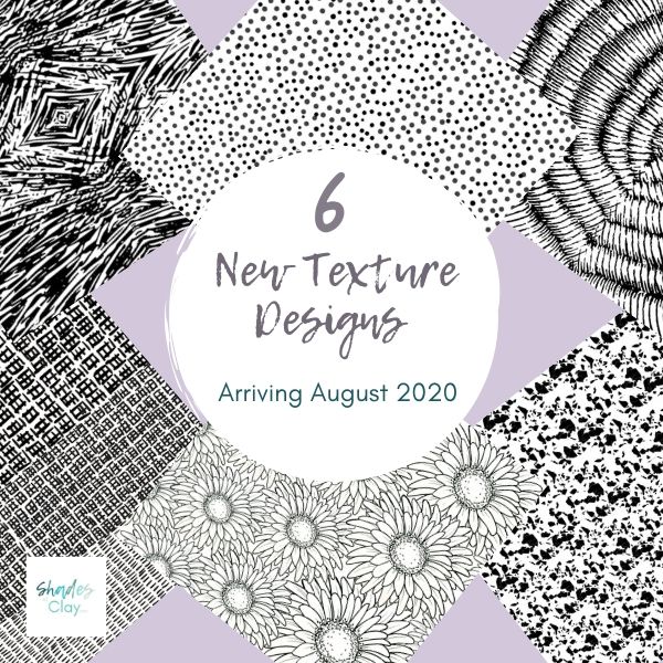 6 New textures arriving August 2020 - Shades of Clay