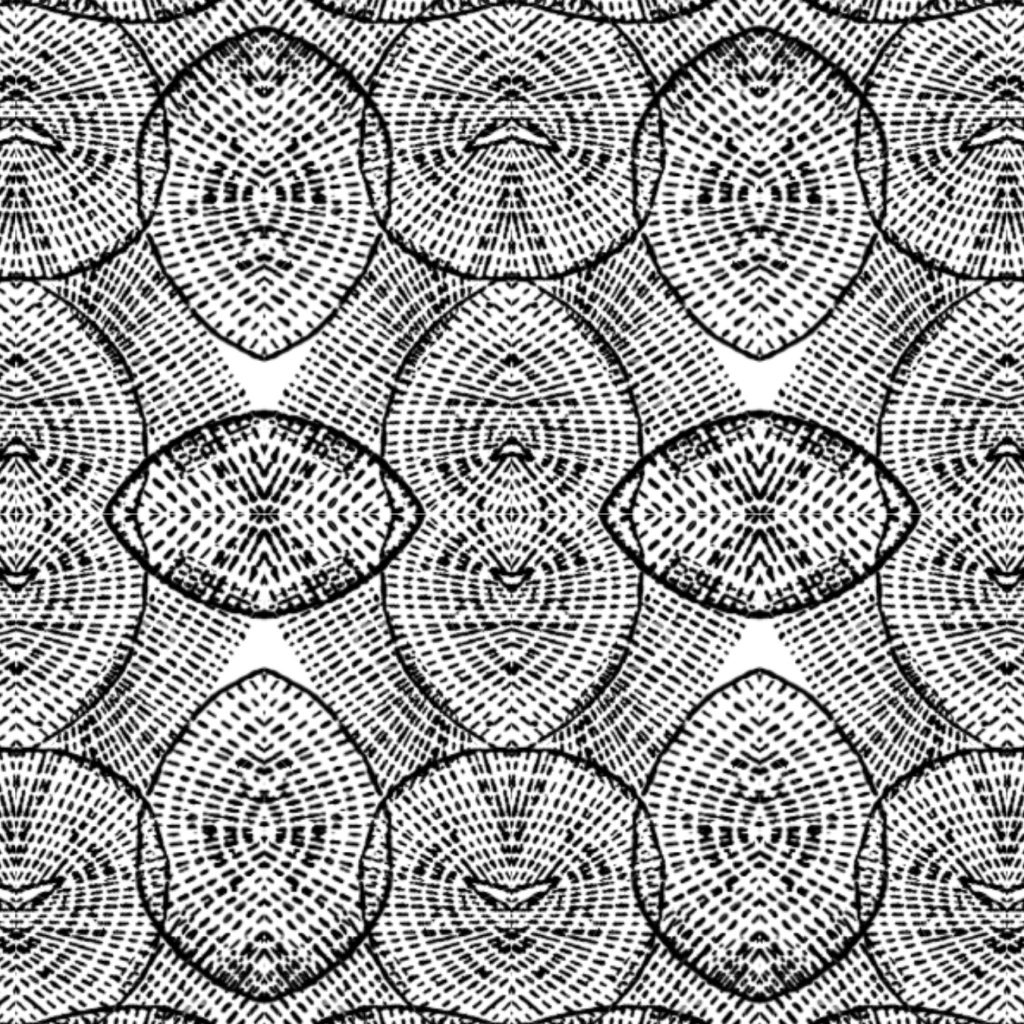 Echo Texture Stamp 4.5"X 4.5" - Shades of Clay